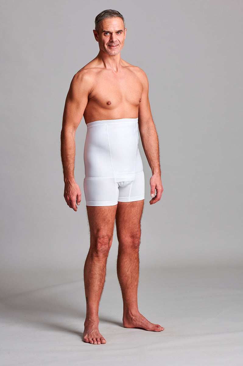 Mens Hernia High Waist Support Girdle With Legs – CUI Wear